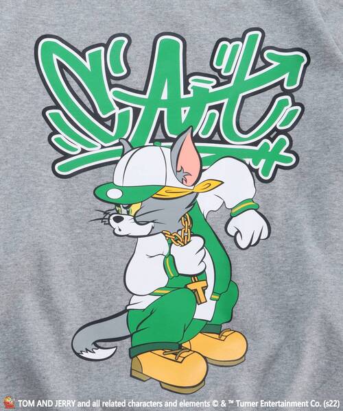 TOM&JERRY（トムアンドジェリー）の「【SEQUENZ】TOM and JERRY GRAFFITI CREW NECK SWEAT / ≪NAVAL限定≫ トムとジェリー バック ...