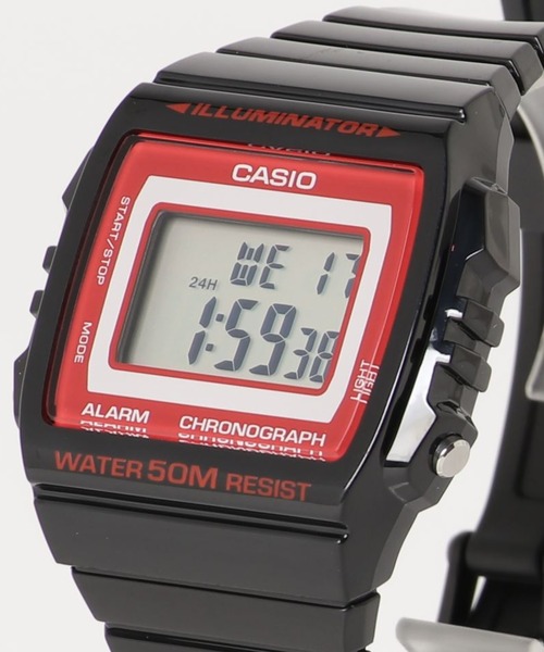 CASIO（カシオ）の「カシオ CASIO/ スタンダード デジタルウォッチ ラバーベルト 5気圧防水 スクエアフェイス 腕時計 ...