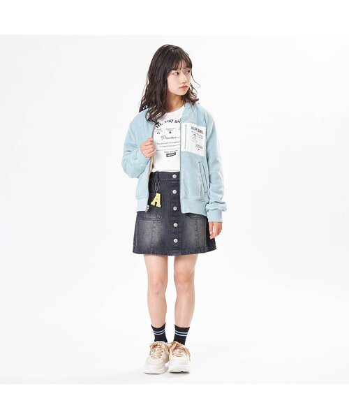 algy（アルジー）の「チャーム付き前ボタンスカパン（スカート）」 - WEAR