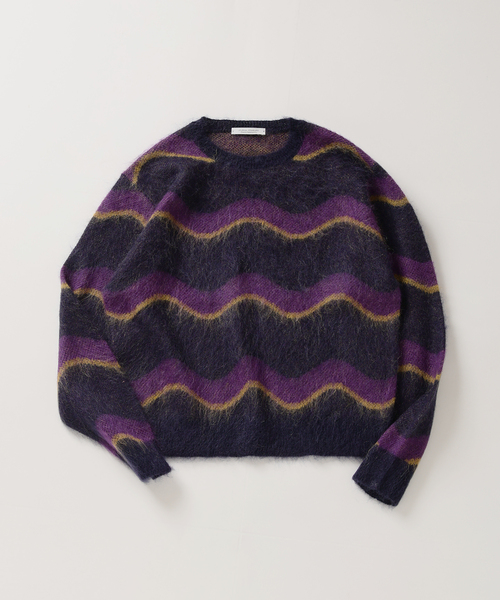 スウェイング ボーダー シャギー ニット（ニット/セーター）｜JOURNAL