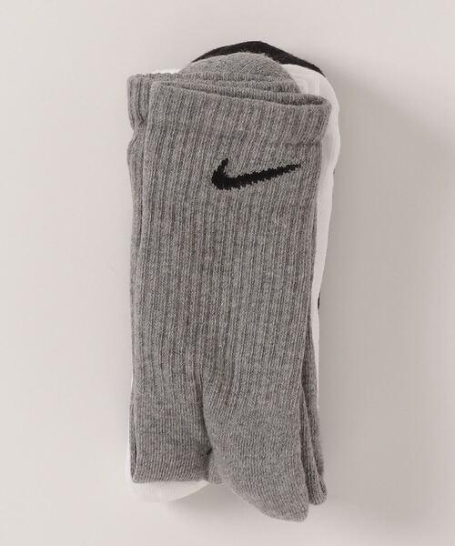 NIKE（ナイキ）の「NIKE /ナイキ/3P Everyday Cushion Crew Socks SX7664-010/100/964 ...