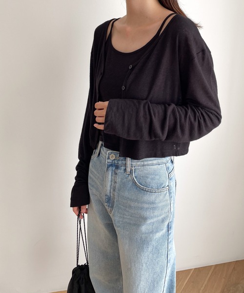 CANAL JEAN（キャナルジーン）の「RED CHOP WORKS(レッドチョップワークス) スラブカットソーアンサンブル（アンサンブル ...