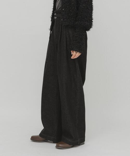 KBF（ケイビーエフ）の「ベルトSETタックデニム（デニムパンツ）」 - WEAR