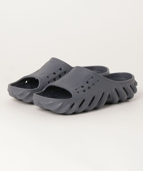 【セール】crocs クロックス ECHO SLIDE エコー スライド 208170-4EA STORM（サンダル）｜crocs（クロックス ...