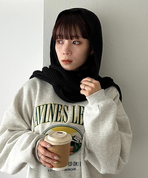 DISCOAT（ディスコート）の「フードマフラー（マフラー）」 - WEAR