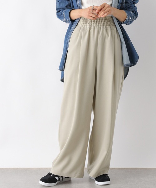 LEPSIM（レプシィム）の「スラックスギャザーワイドパンツ 992020（スラックス）」 - WEAR