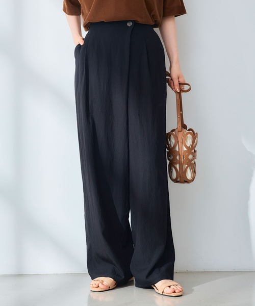 CROSS FUNCTION（クロスファンクション）の「《UV/撥水》エブ楽 ラップワイドパンツ【CROSS FUNCTION/クロスファンクション】（その他パンツ）」 - WEAR