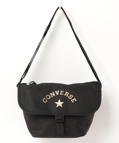 CONVERSE（コンバース）の「CONVERSE LOGO PRINT FLAP BAG（ショルダーバッグ）」 - WEAR