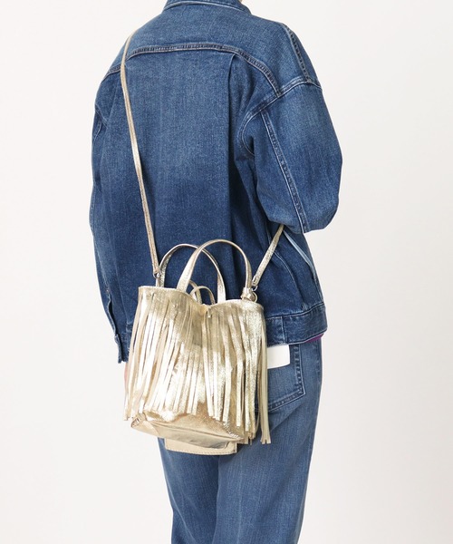 MARLON FIRENZE（マーロンフィレンツェ）の「【MARLON FIRENZE／マーロンフィレンツェ】 # フリンジトートバッグ ...