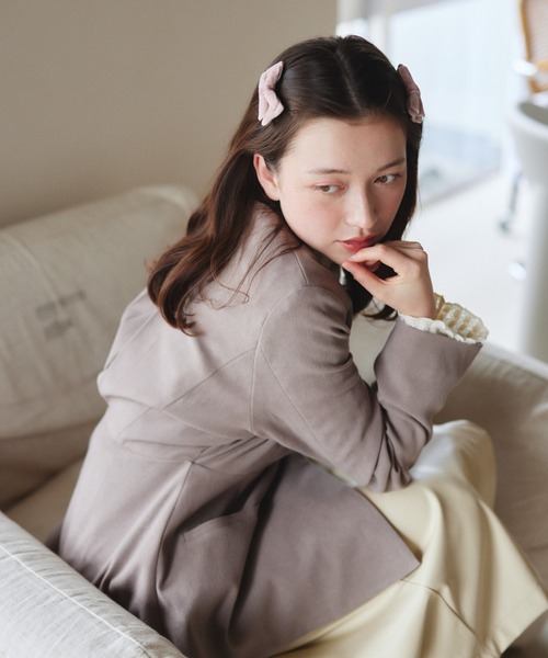 pomiii（ポミー）の「ベロアリボンヘアクリップ（バレッタ/ヘアクリップ）」 - WEAR