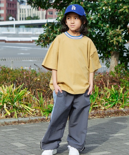 PAIRMANON STREET（ペアマノンストリート）の「【PAIRMANON STREET】ナイロン サイド ライン パイピング ワイド パンツ（その他パンツ）」 - WEAR