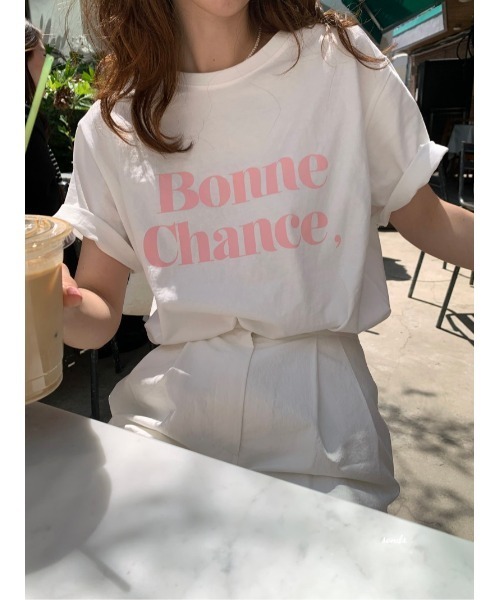 AMAJI（アマジ）の「ロゴTシャツ（Tシャツ/カットソー）」 - WEAR