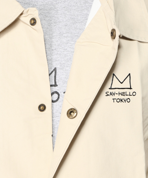 SAYHELLO（セイハロー）の「《予約 WEB限定》SAYHELLO / セイハロー*WISM JAN コーチジャケット（ブルゾン）」 - WEAR