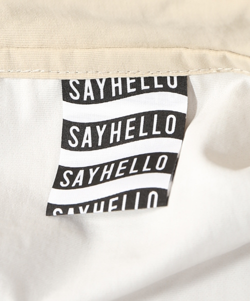 SAYHELLO（セイハロー）の「《予約 WEB限定》SAYHELLO / セイハロー*WISM JAN コーチジャケット（ブルゾン）」 - WEAR