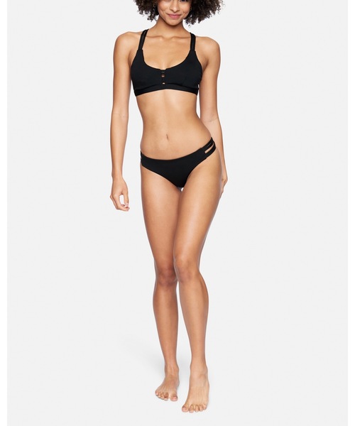 Hurley （ハーレー）の「W MAX SOLID MODERATE BOTTOM / ハーレー レディース ビキニボトムス 水着（水着）」 - WEAR