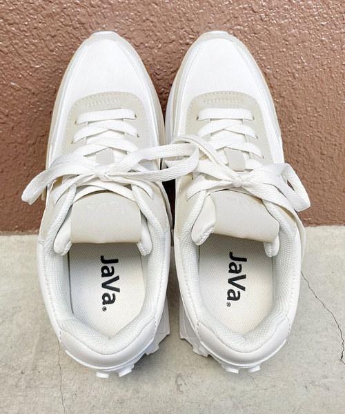 Java（ジャバ）の「《JaVa ジャバコラボ》JAVA RETRO RUN(ジャバ レトロラン)配色レーシングスニーカー（スニーカー）」 - WEAR