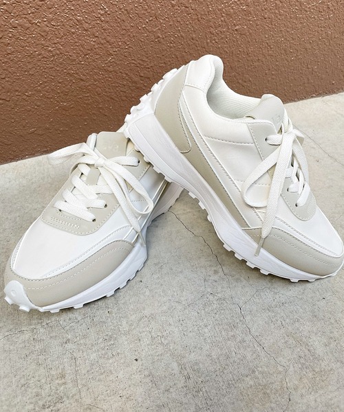 Java（ジャバ）の「《JaVa ジャバコラボ》JAVA RETRO RUN(ジャバ レトロラン)配色レーシングスニーカー（スニーカー）」 - WEAR