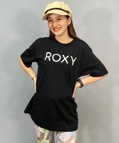 ROXY（ロキシー）の「ROXY/ロキシー ビッグシルエット/オーバーサイズ/無地/タイダイ柄ロゴTシャツ RST231106（Tシャツ/カットソー）」 - WEAR
