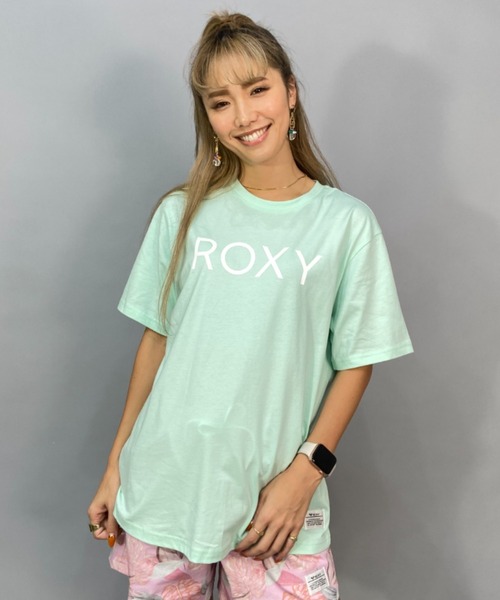 ROXY（ロキシー）の「ROXY/ロキシー ビッグシルエット/オーバーサイズ/無地/タイダイ柄ロゴTシャツ RST231106（Tシャツ/カットソー）」 - WEAR