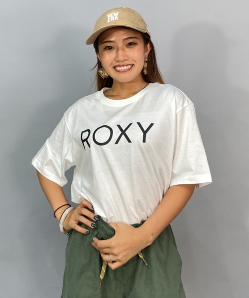 ROXY（ロキシー）の「ROXY/ロキシー ビッグシルエット/オーバーサイズ/無地/タイダイ柄ロゴTシャツ RST231106（Tシャツ/カットソー）」 - WEAR