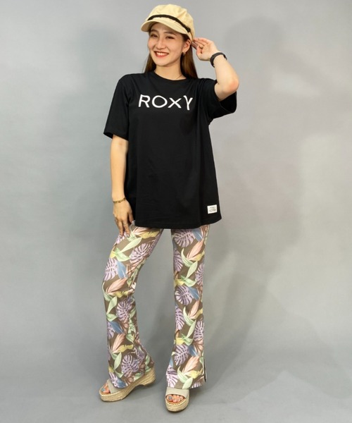 ROXY（ロキシー）の「ROXY/ロキシー ビッグシルエット/オーバーサイズ/無地/タイダイ柄ロゴTシャツ RST231106（Tシャツ/カットソー）」 - WEAR