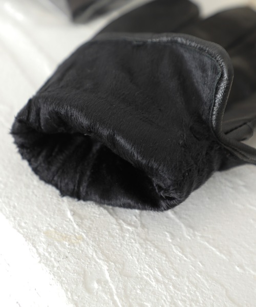 【GlovesDEPO】メンズ革手袋 内側ボア仕様 シープレザー ライン（手袋）｜GLOBAL FORME CONCRETE（グローバルフォルムコンクリート）のファッション通販 - ZOZOTOWN