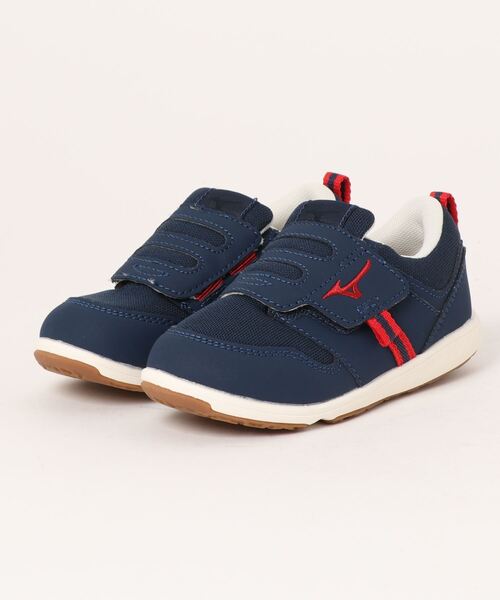 【セール】mizuno ミズノ PLAMORE KIDS 2 キッズシューズ 脱ぎ履き簡単(プレモアキッズ2) C1GD2233（スニーカー ...