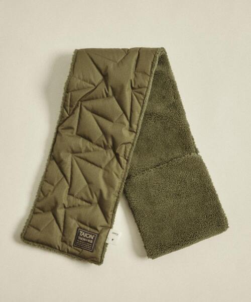 TAION（タイオン）の「【CONVERSE TOKYO×TAION】MILITARY STAR★ QUILTING ＆ BOA REVERSIBLE MUFFLER（マフラー）」 - WEAR