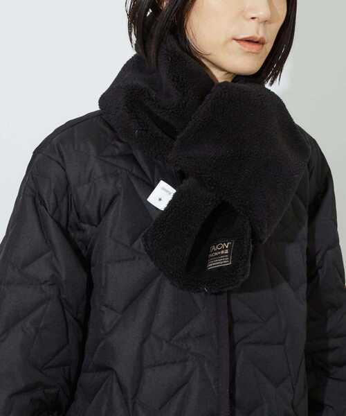 TAION（タイオン）の「【CONVERSE TOKYO×TAION】MILITARY STAR★ QUILTING ＆ BOA REVERSIBLE MUFFLER（マフラー）」 - WEAR