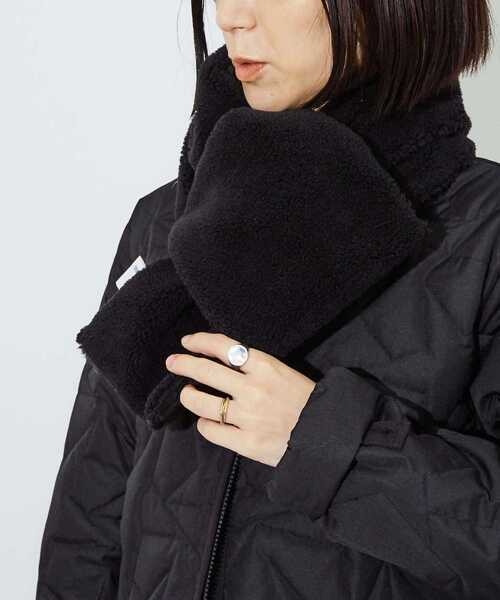 TAION（タイオン）の「【CONVERSE TOKYO×TAION】MILITARY STAR★ QUILTING ＆ BOA REVERSIBLE MUFFLER（マフラー）」 - WEAR