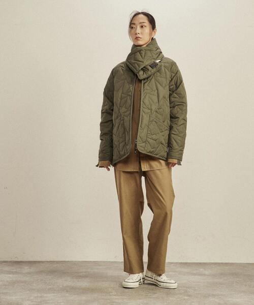 TAION（タイオン）の「【CONVERSE TOKYO×TAION】MILITARY STAR★ QUILTING ＆ BOA REVERSIBLE MUFFLER（マフラー）」 - WEAR