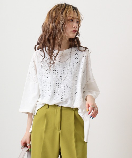 Quelle Chance（ケルシャンス）の「Quelle chance ジャガード切替プルオーバー（Tシャツ/カットソー）」 - WEAR