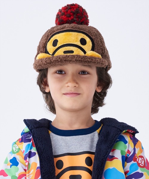 A BATHING APE（アベイシングエイプ）の「BABY MILO BOA CAP K（キャップ）」 - WEAR