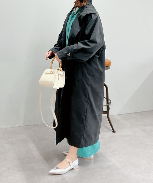 un dix cors（アンディコール）の「スタンドカラーロングコート（トレンチコート）」 - WEAR
