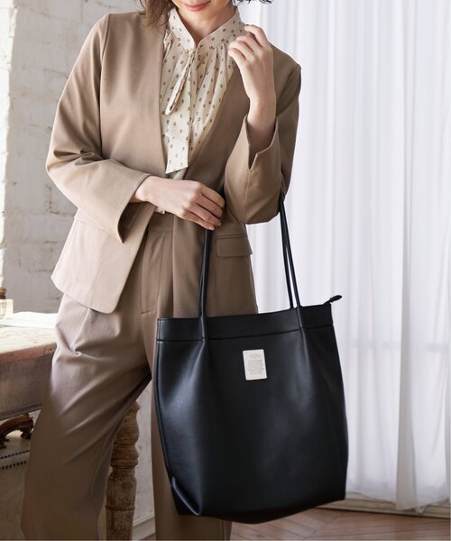 ikka（イッカ）の「GOKU楽PUトートバッグ（トートバッグ）」 - WEAR