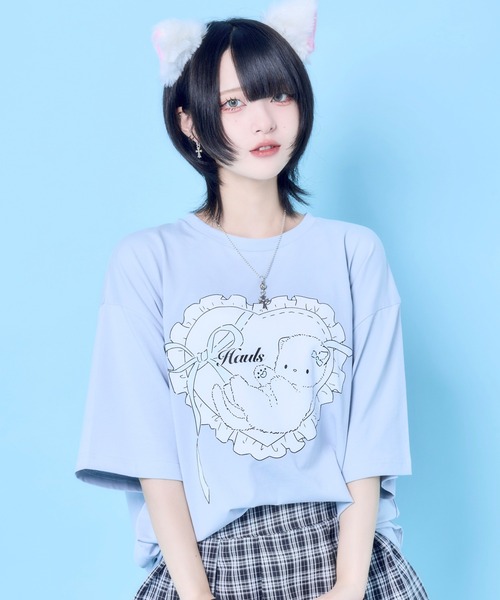 【セール】甘えん坊してるネ申リボンBIGTEE（Tシャツ/カットソー）｜Hauls（ハウルズ）のファッション通販 - ZOZOTOWN