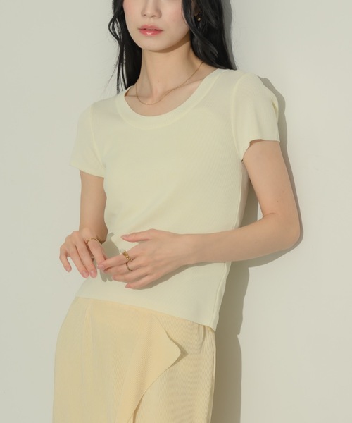 NEUNA（ヌナ）の「ニットクルーネックT（Tシャツ/カットソー）」 - WEAR