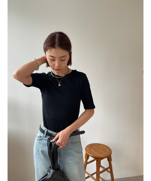 HANNE（アン）の「ハーフボディースーツTEE（Tシャツ/カットソー）」 - WEAR