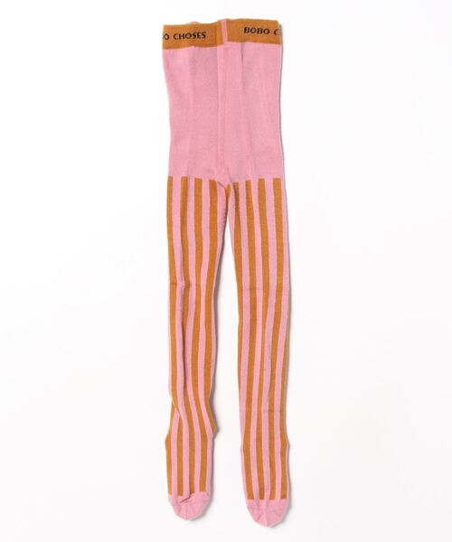 BOBO CHOSES（ボボショーズ）の「Thin Stripes pink tights（タイツ/ストッキング）」 - WEAR