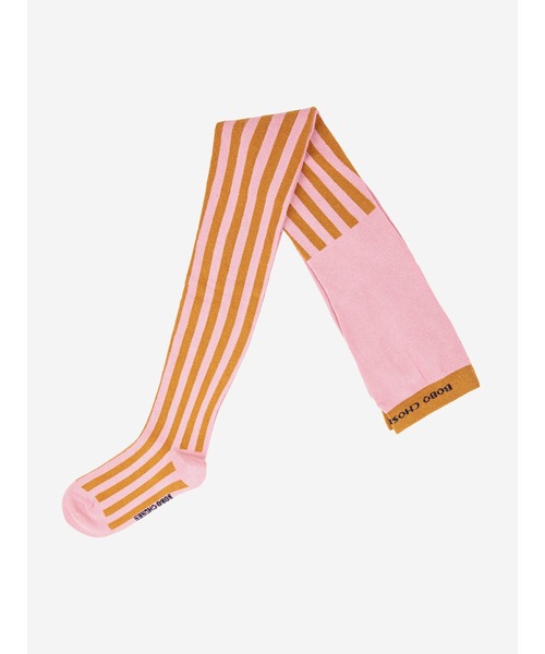 BOBO CHOSES（ボボショーズ）の「Thin Stripes pink tights（タイツ/ストッキング）」 - WEAR