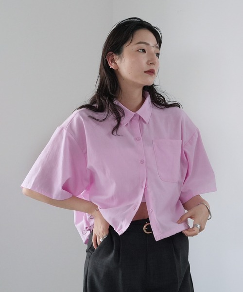 Yeoun（ヨウン）の「T/Cオックス半袖シャツ（シャツ/ブラウス）」 - WEAR