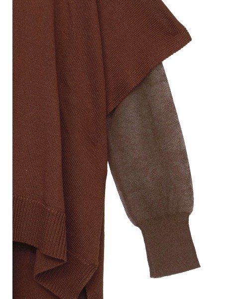 AMERI（アメリ）の「LACE UP LAYERED KNIT（ニット/セーター）」 - WEAR