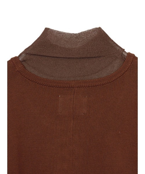 Ameri（アメリ）の「LACE UP LAYERED KNIT（ニット/セーター）」 - WEAR