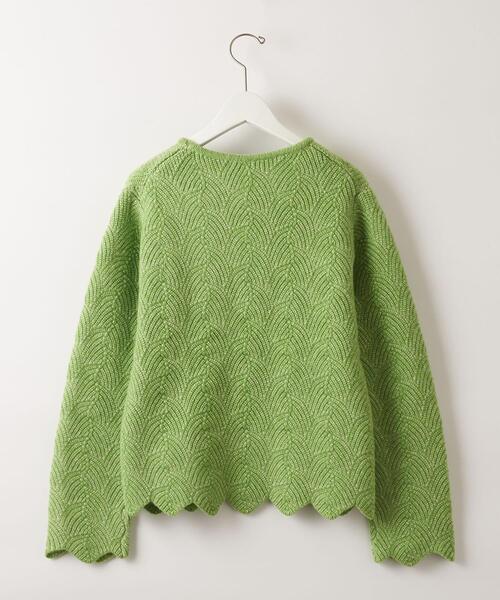 Steven Alan（スティーブンアラン）の「＜Steven Alan＞WOOL CASHMERE LEAF MOTIF PULLOVER ...
