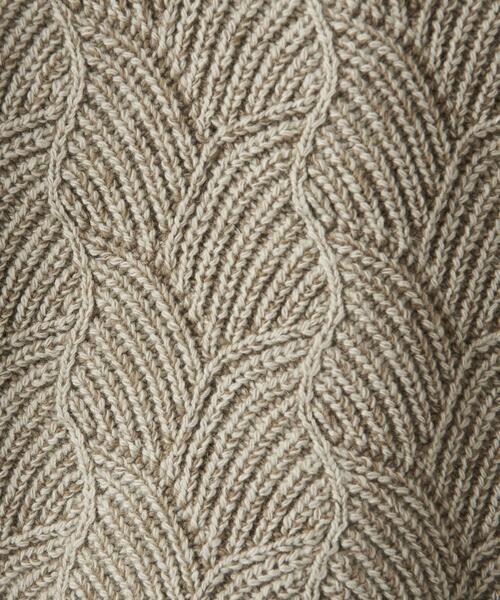 Steven Alan（スティーブンアラン）の「＜Steven Alan＞WOOL CASHMERE LEAF MOTIF PULLOVER ...