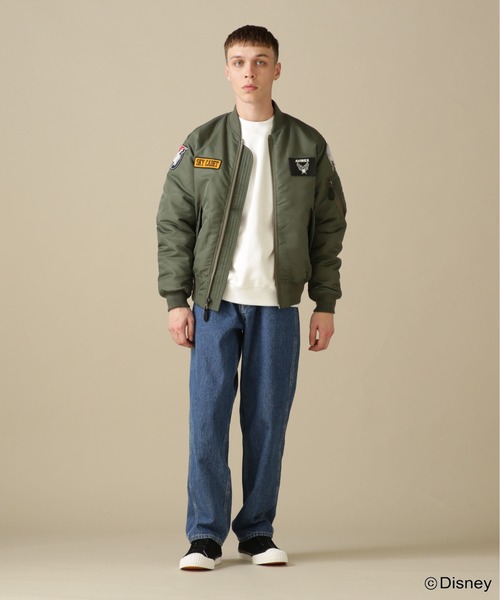AVIREX（アヴィレックス）の「【Disney Collection】FLIGHT JACKET / フライトジャケット / MA-1 / ディズニー / アヴィレックス（MA-1）」 - WEAR