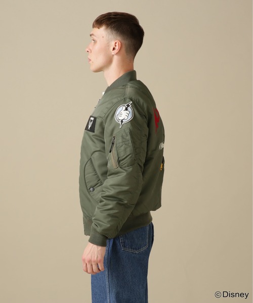 AVIREX（アヴィレックス）の「【Disney Collection】FLIGHT JACKET / フライトジャケット / MA-1 / ディズニー / アヴィレックス（MA-1）」 - WEAR
