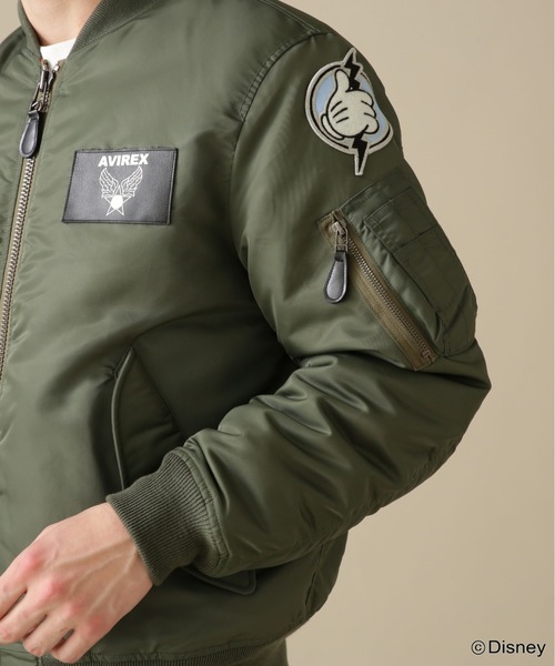 AVIREX（アヴィレックス）の「【Disney Collection】FLIGHT JACKET / フライトジャケット / MA-1 / ディズニー / アヴィレックス（MA-1）」 - WEAR