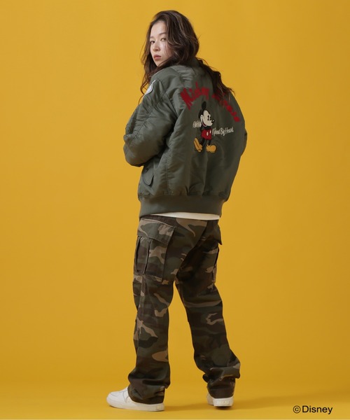 AVIREX（アヴィレックス）の「【Disney Collection】FLIGHT JACKET / フライトジャケット / MA-1 / ディズニー / アヴィレックス（MA-1）」 - WEAR