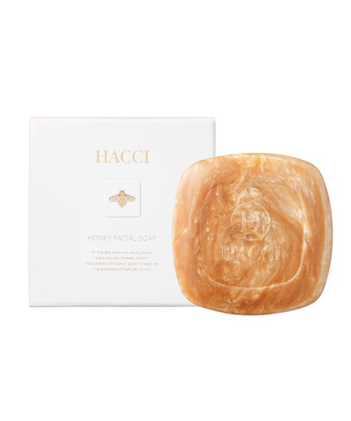 HACCI（ハッチ）の「スライドBOXギフトセット（はちみつ洗顔石けん 80g、キャンディーカラーリング泡立てネット）（スキンケアキット/ギフトセット）」 - WEAR
